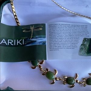 Ariki | Jewelry | Gold Greenstone Turtle Necklace | Poshmark